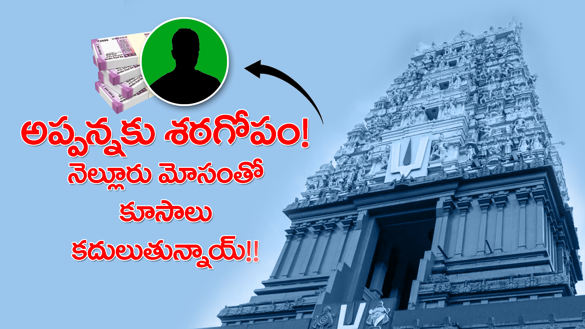 Appannaku Shatagopam: Nellore Mosalatho Kusalu Kadulutunnay !! - The ...