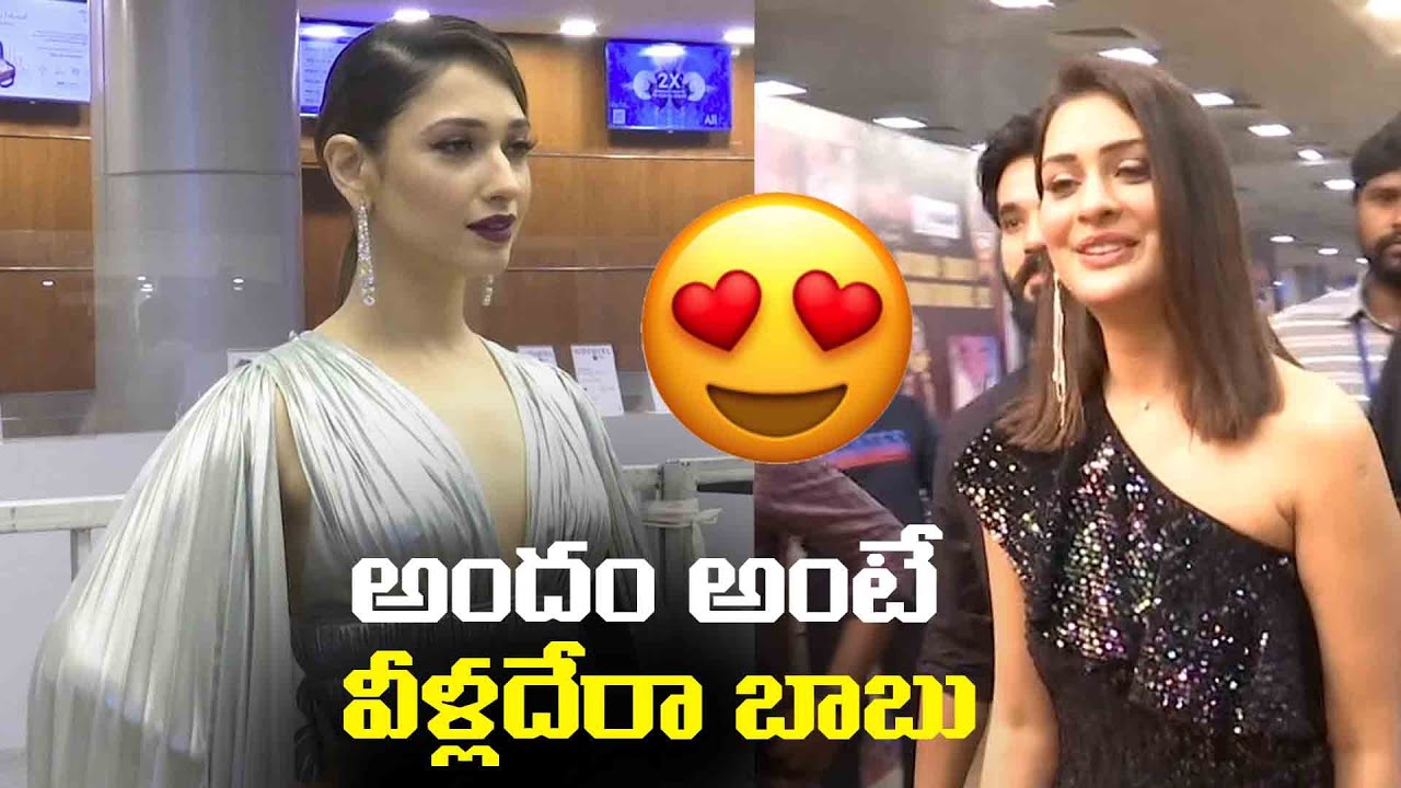 Milk Beauty Tamanna and Payal Rajput Stunning Looks at Santosham Awards ...